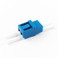 China Standard Flange 2-Port Duplex LC UPC Fiber Optic Adapter Earless Coupler 0.2dB Insertion Loss for sale