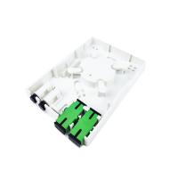 China 2 Port SC Fiber Optic Patch Cord ABS Splice Tray Indoor 124x80x26mm for sale