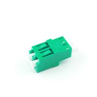 China Green Earless Duplex B LC APC Optic Fiber Adapter For FTTH Applications for sale