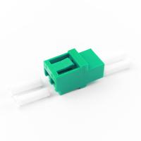 China Green Earless Duplex B LC APC Optic Fiber Adapter For FTTH Applications for sale