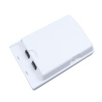 China Plastic Fiber Optic Faceplate Socket Panel for FTTH and Installation in White 2 Cores for sale
