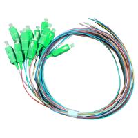 China Customizable Length SCAPC Optic Fiber Pigtail with 5 Years Guarantee for sale