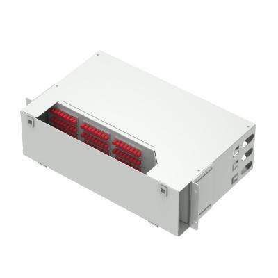 China ODN Network 19 Inch Swing Patch Panel UPC Type 96 Cores Fiber Optic Equipment for FTTX for sale