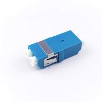 China FTTH Duplex LC UPC Optic Fiber Adapter 2 Port Coupler PBT Earless Design for Networking for sale