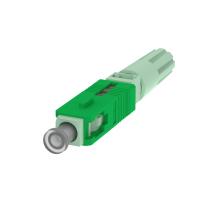 China SC APC Fiber Optic Fast Connector for Network Field Assembly Return loss APC≥55dB for sale
