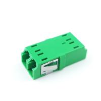 China Standard Flange 2-Port Earless LC APC Fiber Optic Adapter ≤0.2dB Insertion Loss for sale