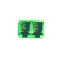China Standard Flange 2-Port Earless LC APC Fiber Optic Adapter ≤0.2dB Insertion Loss for sale