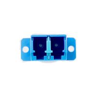 China 2 Ports LC UPC Fiber Optic Adapter Eared Duplex Coupler Low Insertion Loss 0.2dB for sale