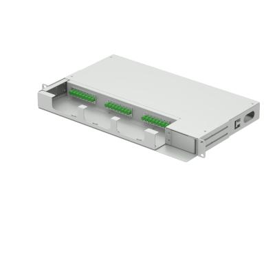 China 24 Cores FC APC Type 19 Inch Swing Patch Panel for ODN Network Optical Distribution Frame for sale