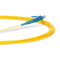 China LC UPC Fiber Optic Pigtail Customizable Length 0.9mm 2.0mm 3.0mm Low Insertion Loss for sale