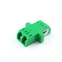China Green Eared Duplex A LC APC Optic Fiber Adapter Function for Optical Fiber Connection for sale