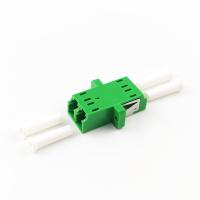 China Green Eared Duplex A LC APC Optic Fiber Adapter Function for Optical Fiber Connection for sale