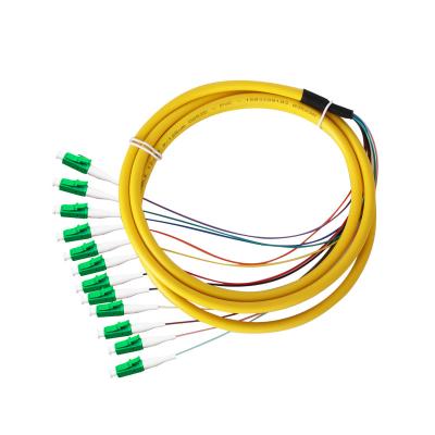 China LC APC Fiber Optic Pigtail 0.9mm 2.0mm 3.0mm Low Insertion Loss Custom Length for sale