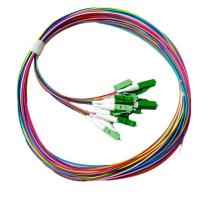 China LC APC Fiber Optic Pigtail 0.9mm 2.0mm 3.0mm Low Insertion Loss Custom Length for sale
