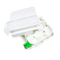 China FTTH Network Indoor Fiber Optic Faceplate Socket Panel with 1 Core SC Connector Type for sale