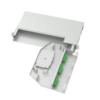 China 24 Cores LC APC Type 19 Inch Swing Patch Panel Sub Optic Distribution Frame Best Gray for sale
