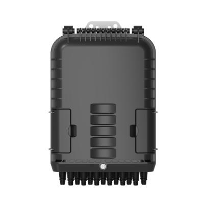 China Outdoor FTTH Fiber Optic Splitter Box 48 Splicing Capacity 3 Main Cable Ports IP65 for sale