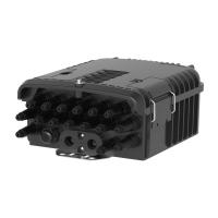 China Outdoor FTTH Fiber Optic Splitter Box 48 Splicing Capacity 3 Main Cable Ports IP65 for sale