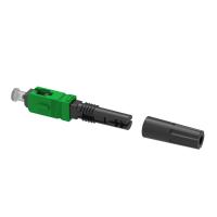 China Fast Connector Simplex SC APC Fiber Optic Drop Cable with UPC Polished Field Assembly for sale