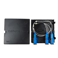 China Convenient SC Connector Type Plastic Fiber Optic Splitter Faceplate for Indoor Networks for sale