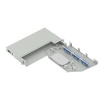 China 24 Cores Fiber Optic Swing Patch Panel 19 Inch LC UPC for FTTX ODN for sale