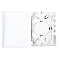 China SC Connector 4 Cores Plastic Fiber Optic Faceplate Socket Panel for FTTH Networks 5 for sale