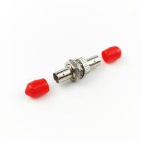 China Zinc Alloy Plastic Material Circular Simplex ST UPC Optic Fiber Adapter with 5 Time for sale