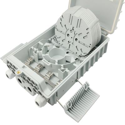 China FTTH Fiber Optic Terminal Box 16 Cores Outdoor Wall Mount Pole Mount 274x175x82mm IP65 for sale