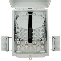 China FTTH Fiber Optic Terminal Box 16 Cores Outdoor Wall Mount Pole Mount 274x175x82mm IP65 for sale