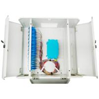 China 96 Ports SC Fiber Optic Distribution Box 600x600x300mm Wall Mount FTTH FTTX Metal Termination for sale