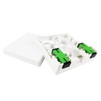 China 2 Cores Plastic Fiber Optic Faceplate Socket Panel Network for FTTH Indoor Installations for sale
