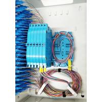 China 96 Ports SC Fiber Optic Distribution Box 600x600x300mm Wall Mount FTTH FTTX Metal Termination for sale