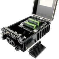 China 16 Cores Splitters Optic Terminal Fiber Distribution Box for Network Wall/Pole Mount for sale