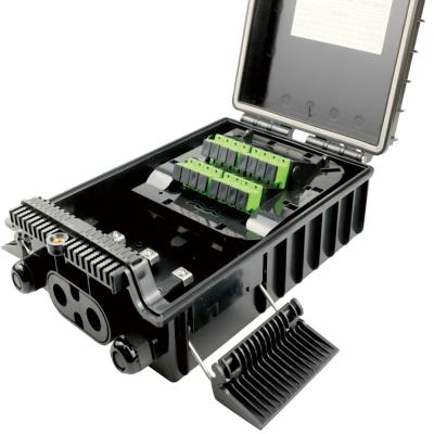 China 16 Cores Splitters Optic Terminal Fiber Distribution Box for Network Wall/Pole Mount for sale