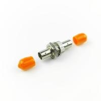 China ST APC Simplex Circular Optic Fiber Coupler for FTTH Zinc Alloy Plastic Material for sale
