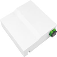 China White 1 Port SC Fiber Optic Faceplate Socket Panel 86x86mm ABS for FTTH for sale