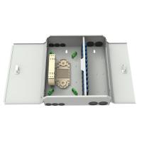 China 96 Cores Indoor FTTH Fiber Optic Terminal Box Wall Mounted 450x400x140mm SC FC LC for sale