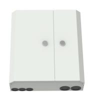 China 96 Cores Indoor FTTH Fiber Optic Terminal Box Wall Mounted 450x400x140mm SC FC LC for sale