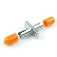 China ST APC Simplex Fiber Optic Adapter Coupler Low Insertion Loss 0.2 dB for FTTH for sale