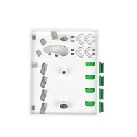 China 5 FTTX 4 Cores Plastic Fiber Optic Faceplate Socket Panel for and FTTX for sale