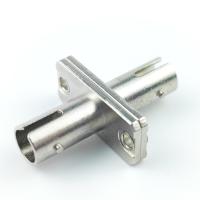 China ST APC Simplex Fiber Optic Adapter Coupler Low Insertion Loss 0.2 dB for FTTH for sale