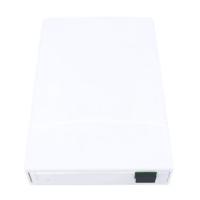 China 2 Cores Plastic Fiber Optic Faceplate Socket Panel SC Connector Type for Wired LAN Networks for sale