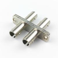 China Red 2-Port Rectangular Duplex ST UPC Fiber Optic Coupler for FTTH Networks for sale