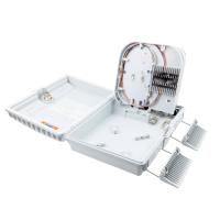 China 12 Cores Fiber Optic Distribution Box IP65 Outdoor FTTH Network SC Adapter Wall Pole Mount 250x200x72mm for sale