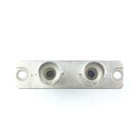 China Red 2-Port Rectangular Duplex ST UPC Fiber Optic Coupler for FTTH Networks for sale