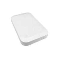 China FTTH Network Indoor White 1 Core Plastic Fiber Optic Faceplate Socket Panel SC Connector Type 5 for sale