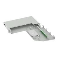 China FTTX 19 Inch Swing Patch Panel LC APC Type 12 Cores Fiber Optic Equipment with 5 for sale