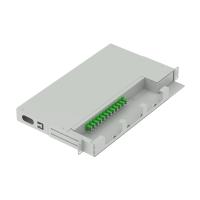 China FTTX 19 Inch Swing Patch Panel LC APC Type 12 Cores Fiber Optic Equipment with 5 for sale