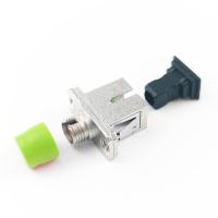 China FTTH 1 Port Metal SC APC FC APC Hybrid Fiber Optic Adapter Coupler Low Loss 0.2dB for sale