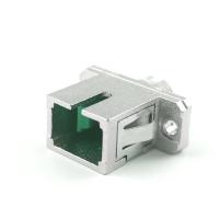 China FTTH 1 Port Metal SC APC FC APC Hybrid Fiber Optic Adapter Coupler Low Loss 0.2dB for sale